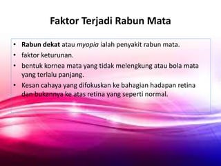 Rabun pada kanak kanak semakin meningkat | PPTX