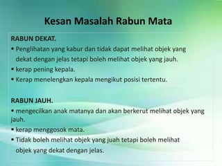 Rabun pada kanak kanak semakin meningkat | PPTX