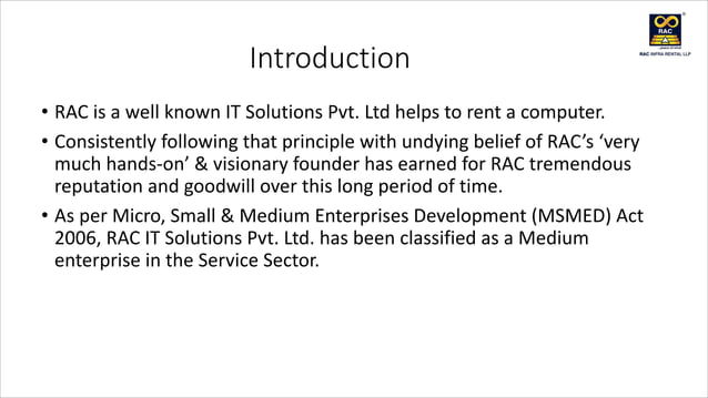 Rac IT Solutions | PPT