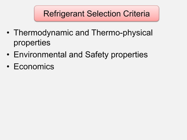 Applications of Refrigeration and Air Conditioning & Refrigerants | PPTX