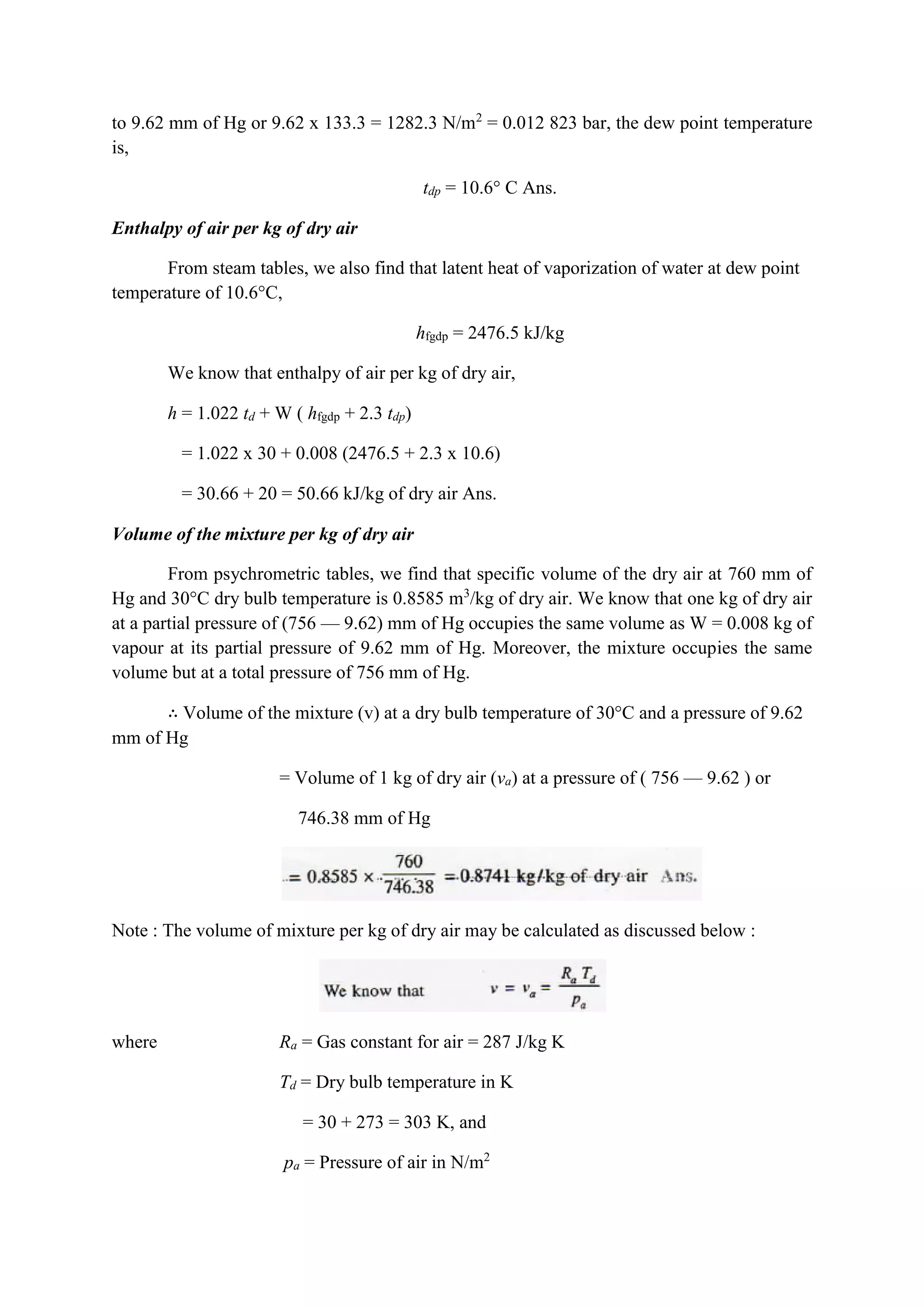 Rac unit-4 psychrometric processes | PDF