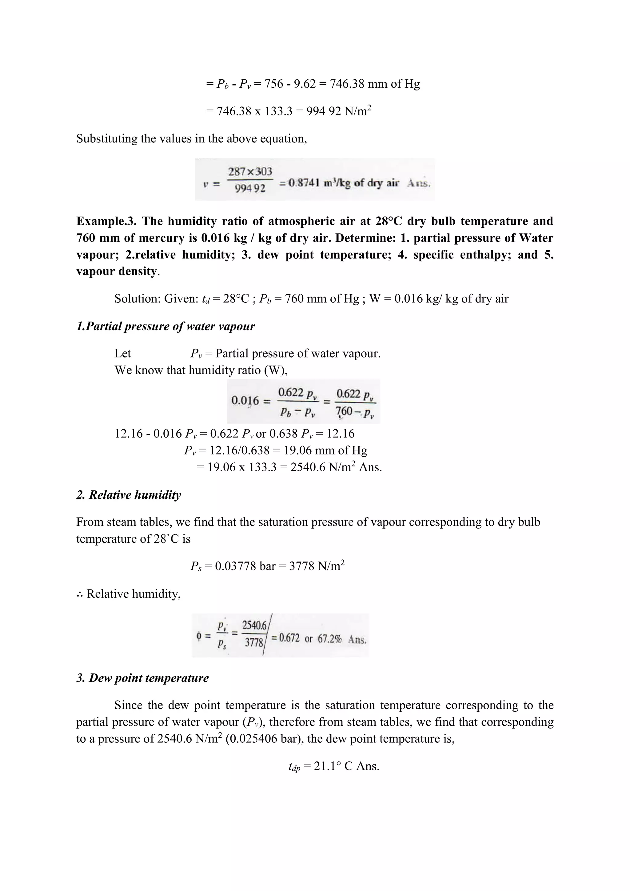 Rac unit-4 psychrometric processes | PDF
