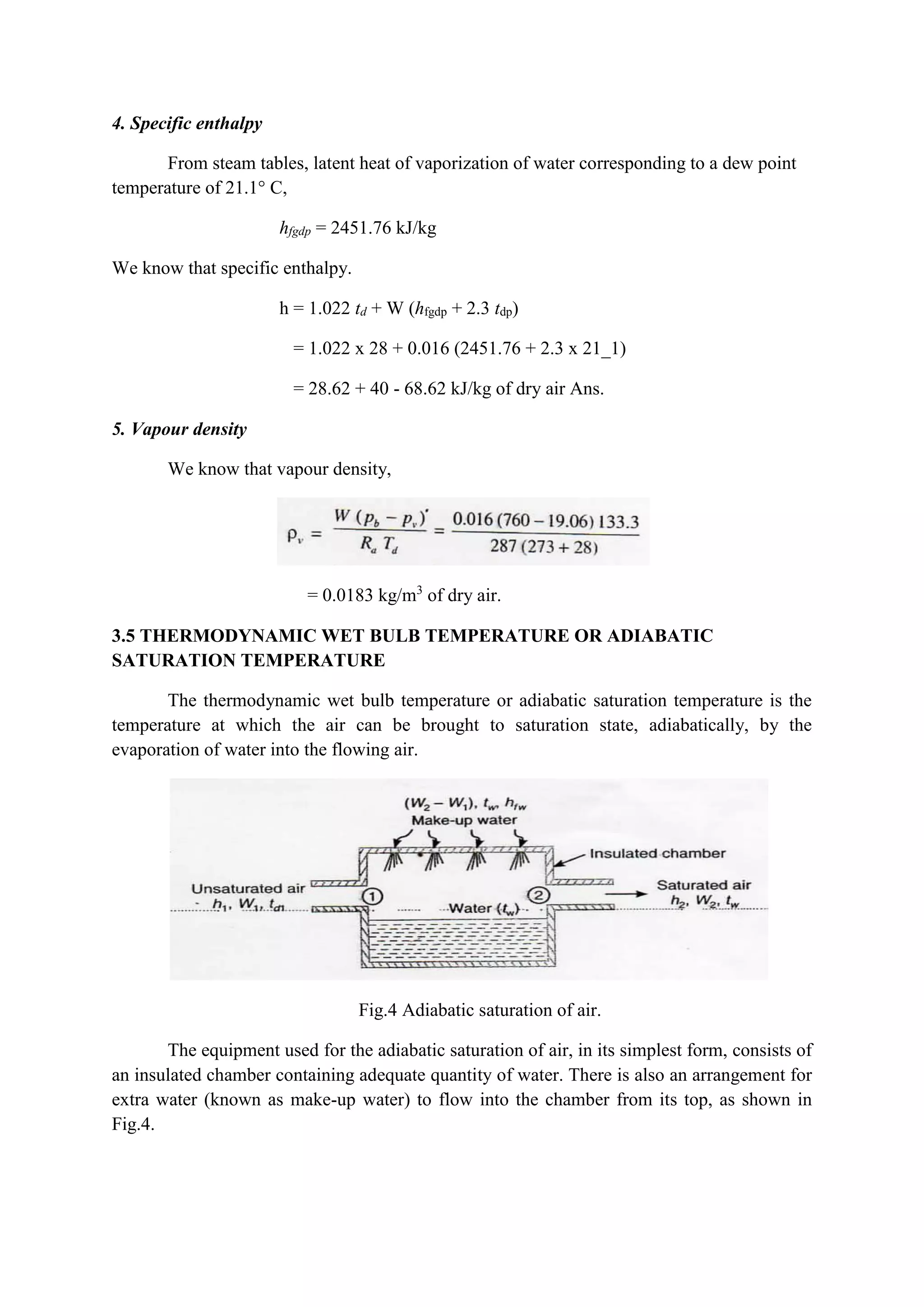 Rac unit-4 psychrometric processes | PDF