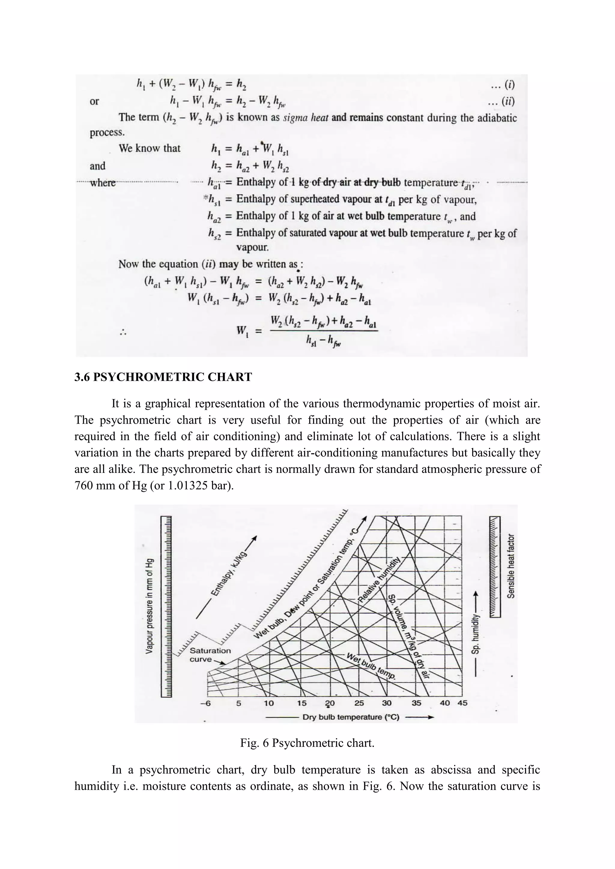 Rac unit-4 psychrometric processes | PDF