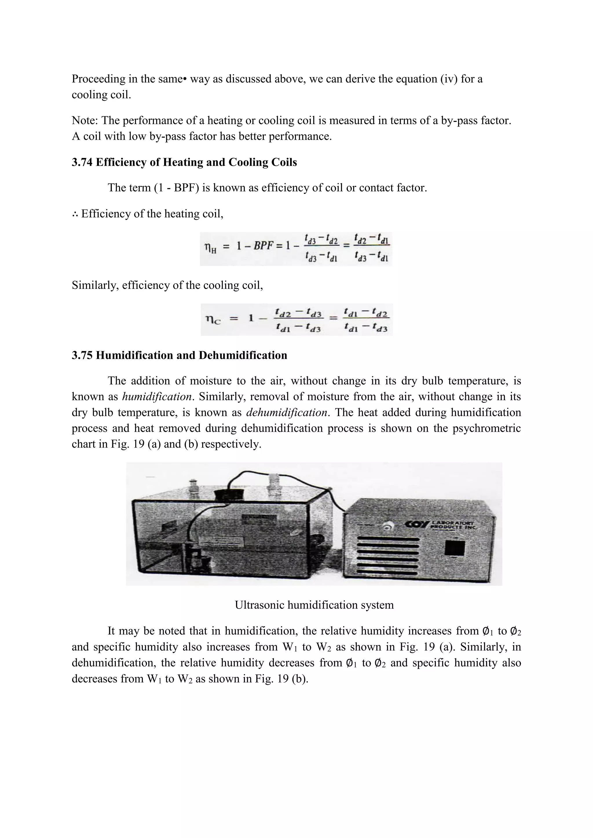 Rac unit-4 psychrometric processes | PDF