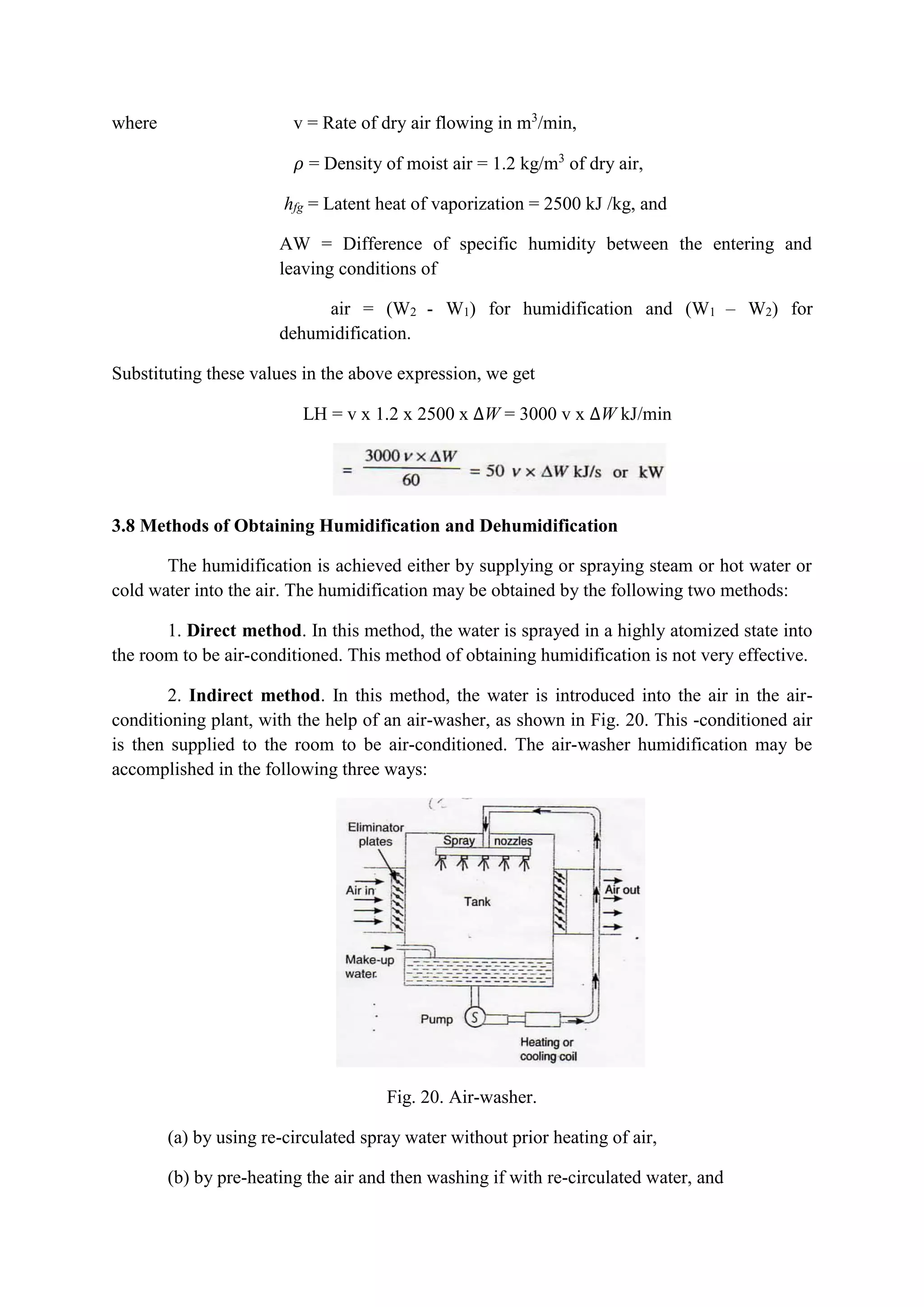 Rac unit-4 psychrometric processes | PDF