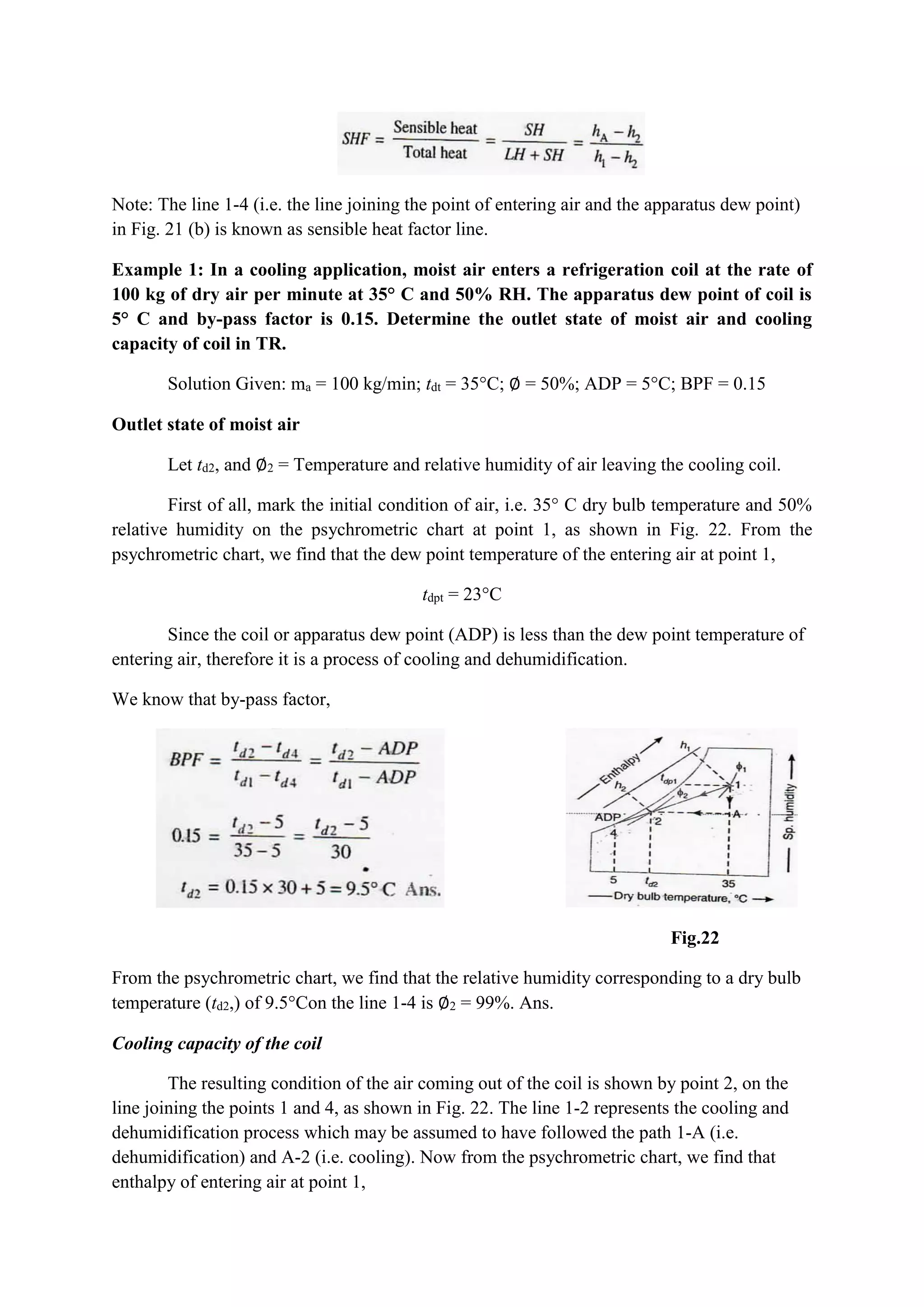 Rac unit-4 psychrometric processes | PDF