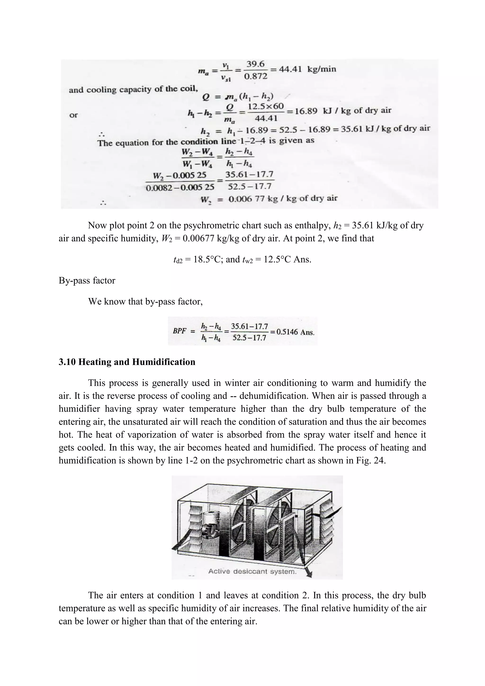 Rac unit-4 psychrometric processes | PDF