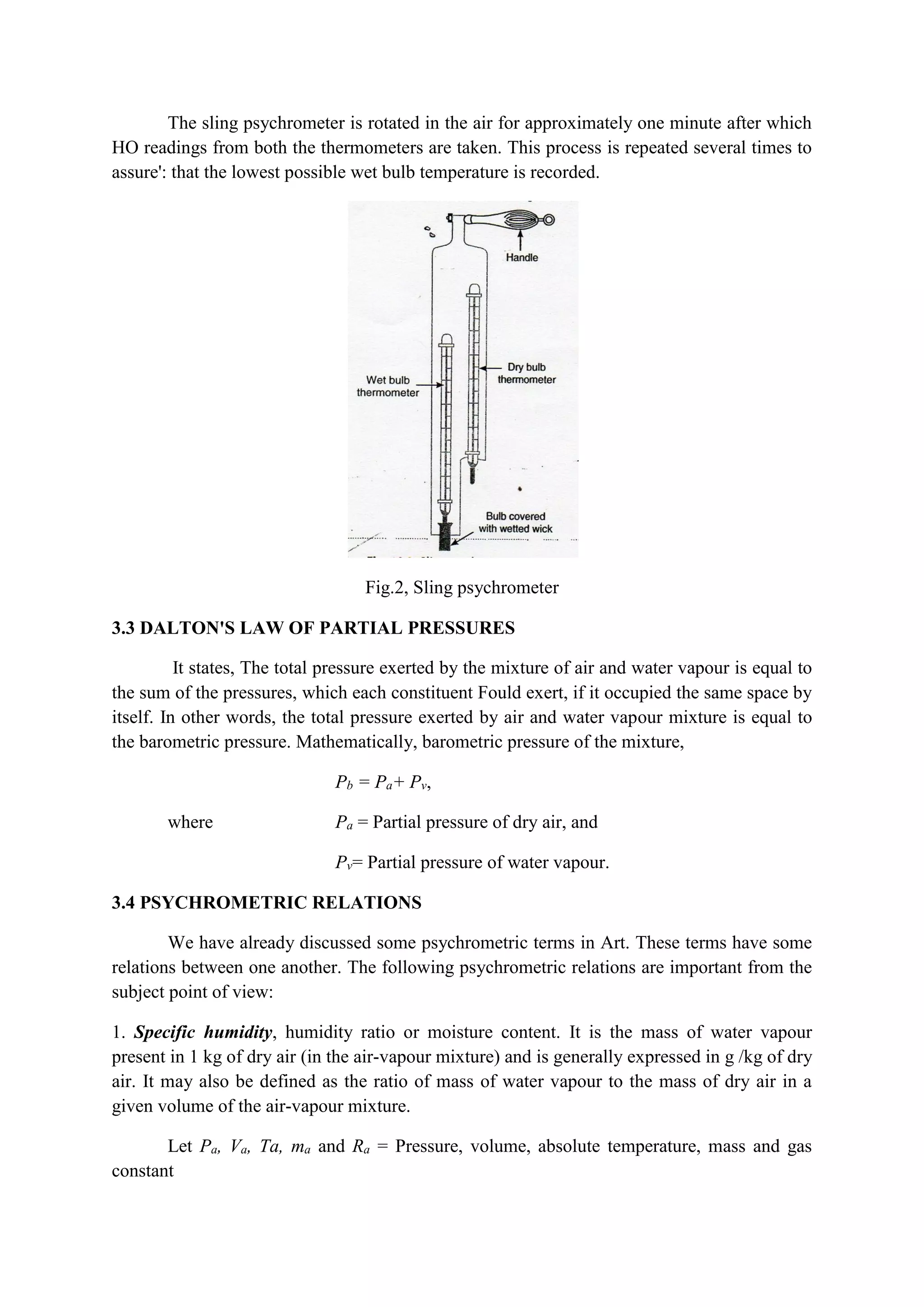 Rac unit-4 psychrometric processes | PDF