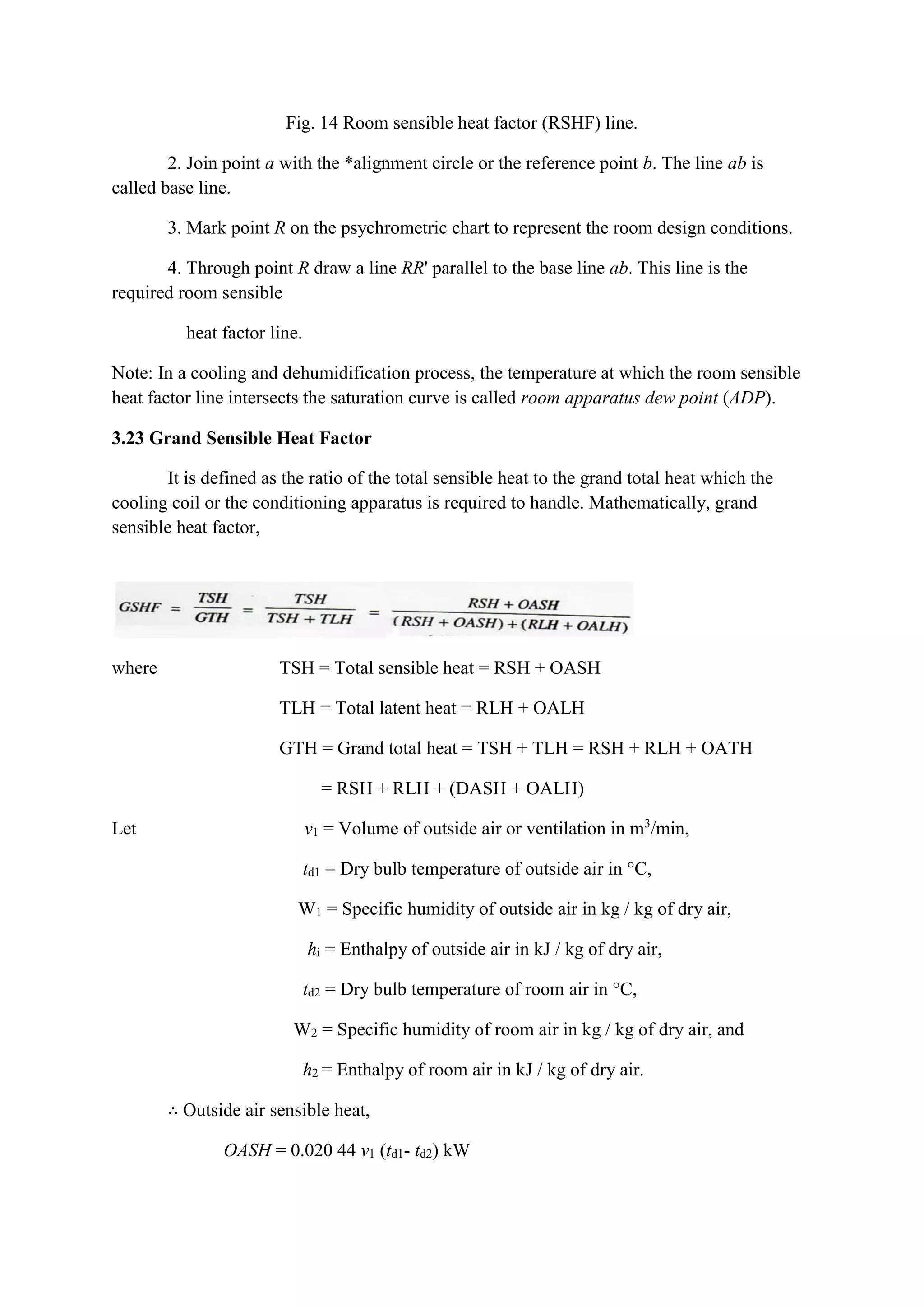 Rac unit-4 psychrometric processes | PDF