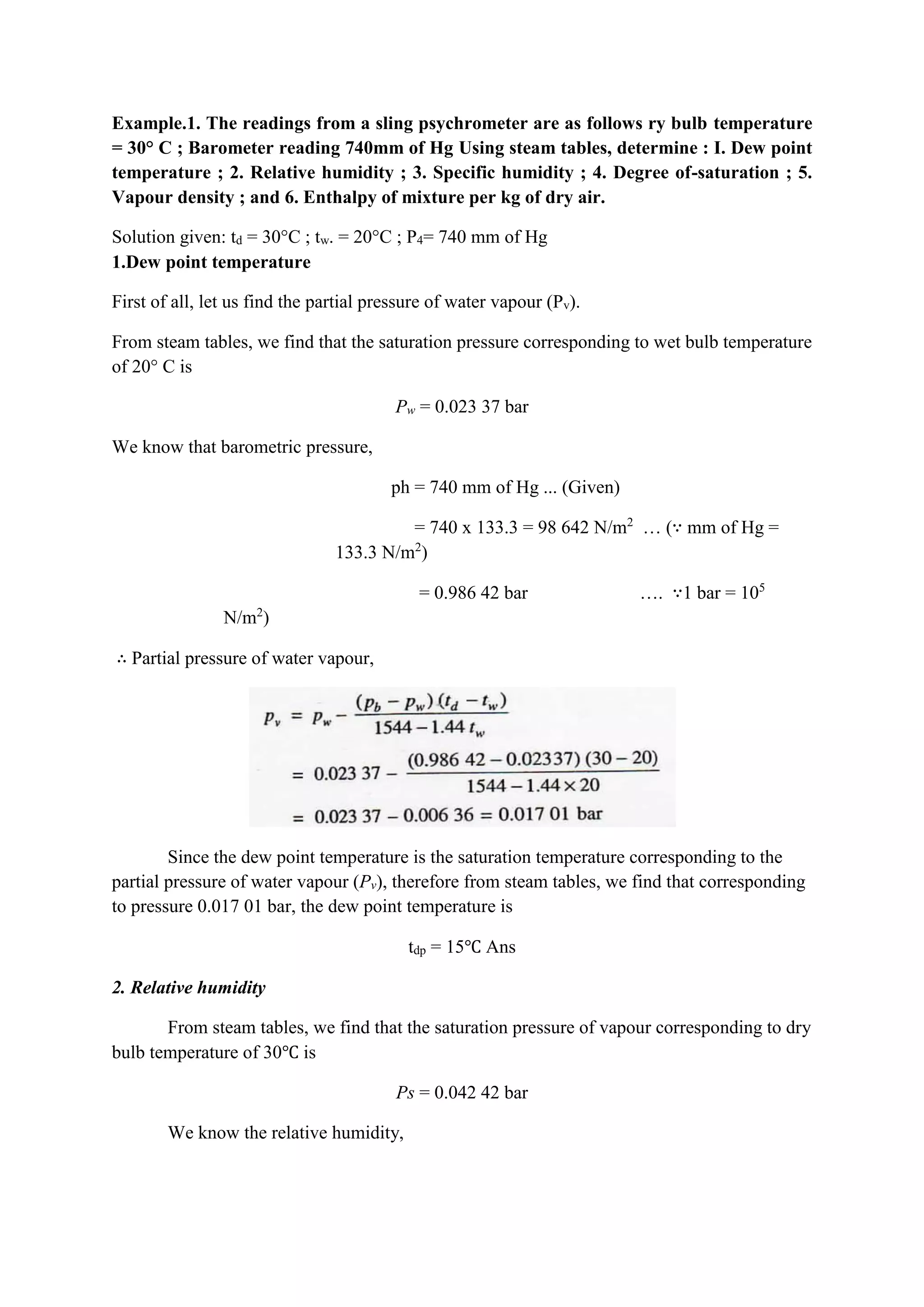 Rac unit-4 psychrometric processes | PDF