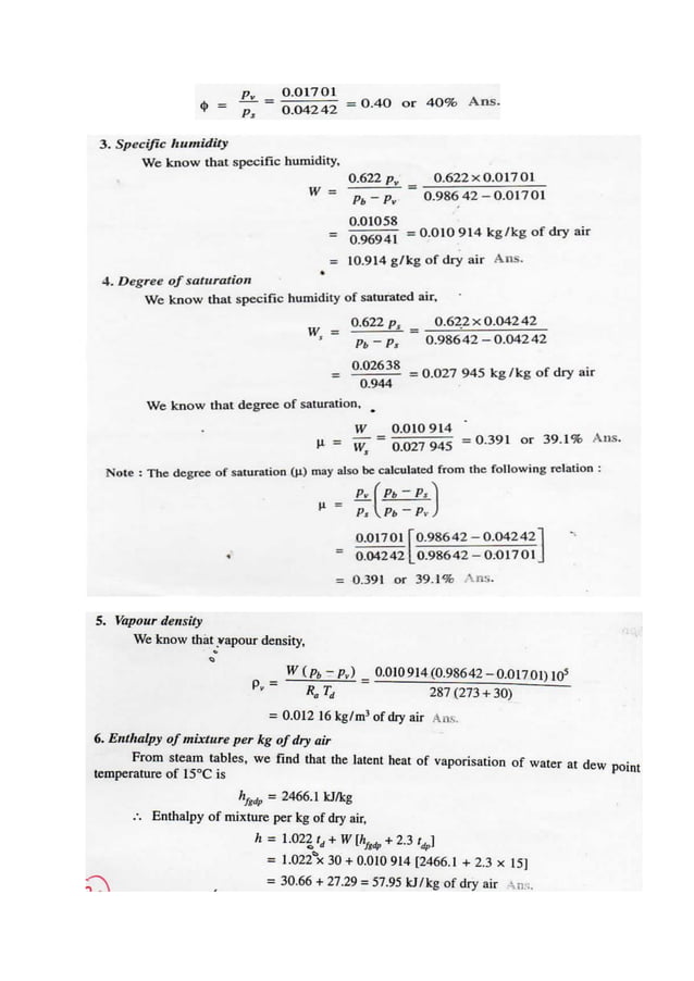 Rac unit-4 psychrometric processes | PDF