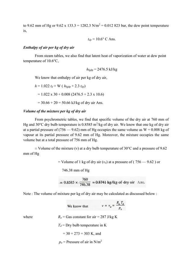 Rac unit-4 psychrometric processes | PDF