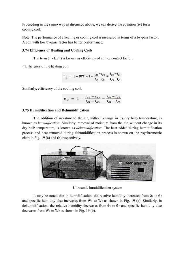 Rac unit-4 psychrometric processes | PDF
