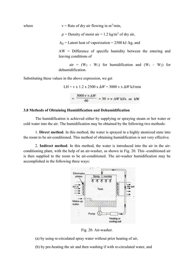 Rac unit-4 psychrometric processes | PDF