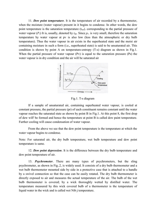 Rac unit-4 psychrometric processes | PDF