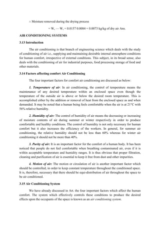 Rac unit-4 psychrometric processes | PDF