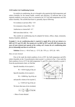 Rac unit-4 psychrometric processes | PDF