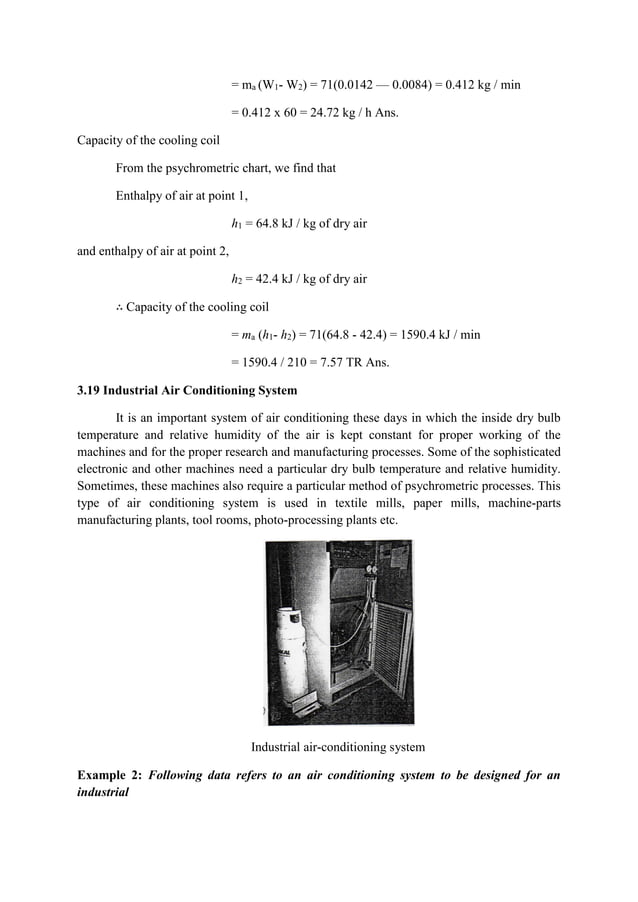 Rac unit-4 psychrometric processes | PDF