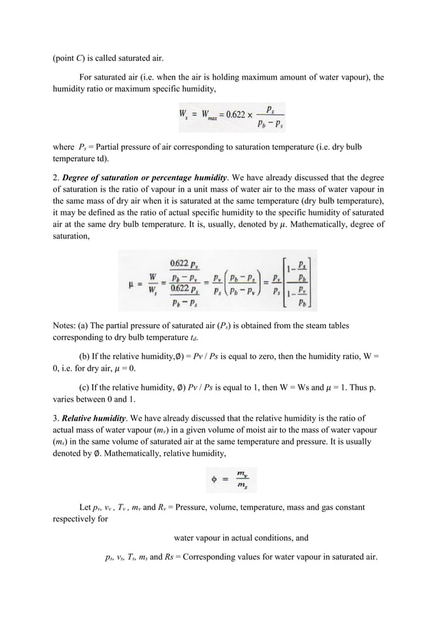Rac unit-4 psychrometric processes | PDF