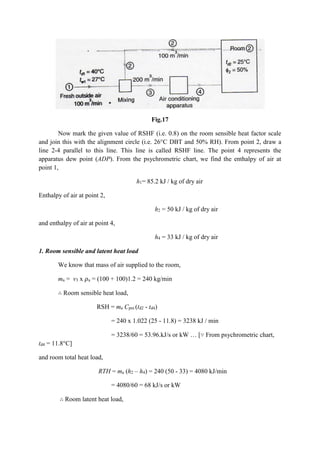 Rac unit-4 psychrometric processes | PDF