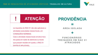 rac01.pd trabalho em altura apa tir de 3 metros de altura | PDF
