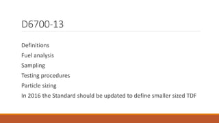 The ASTM Standards for Scrap Tire-Derived Materials | PPTX | Business ...