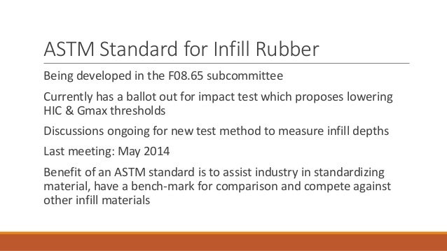 The ASTM Standards for Scrap Tire-Derived Materials