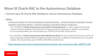 Oracle RAC 19c with Standard Edition (SE) 2 - Support Update | PDF