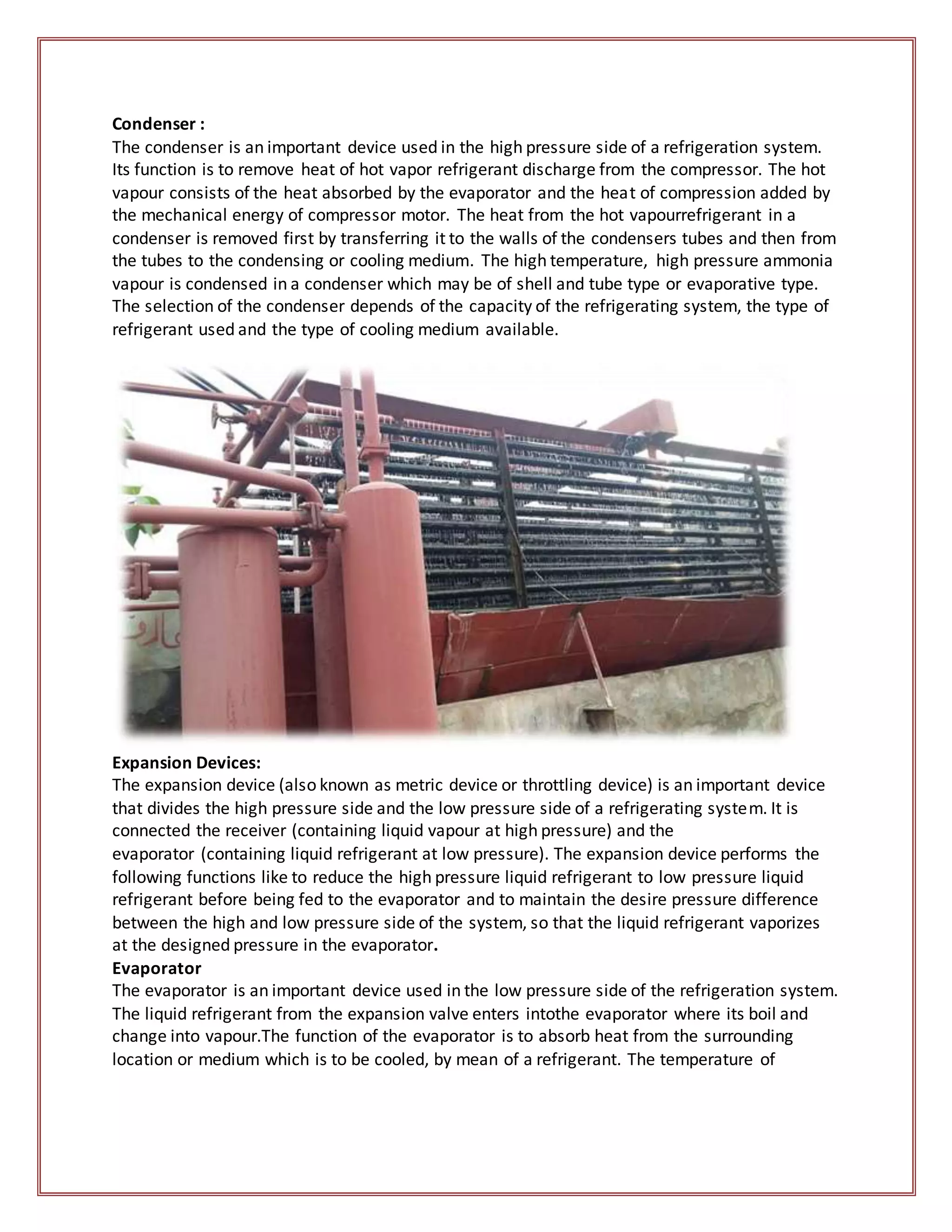 ice plant factory report | DOCX