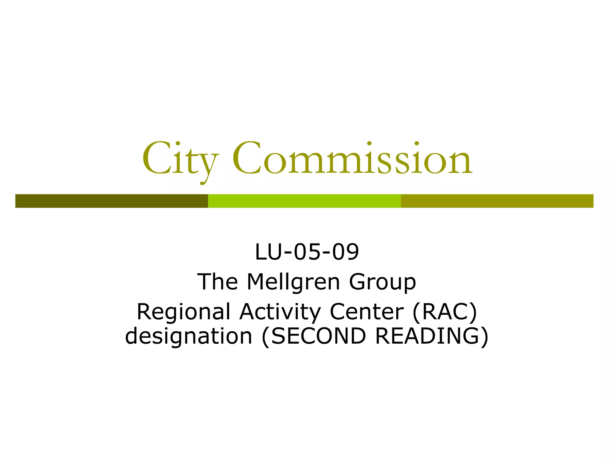 Rac 2nd Reading | PPT