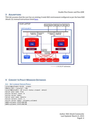 RACAttack 12c Advanced Lab: Server Pools and Policy-managed databases | PDF | Databases ...