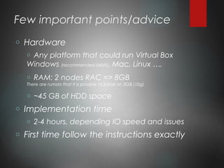 Jurijs Velikanovs - RAC Attack 101 - How to install 12c RAC on your ...
