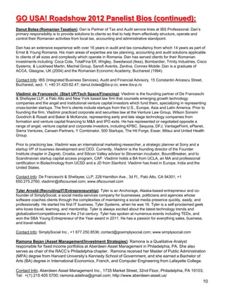 RACC's GO USA! Roadshow 2012 conference brochure | PDF