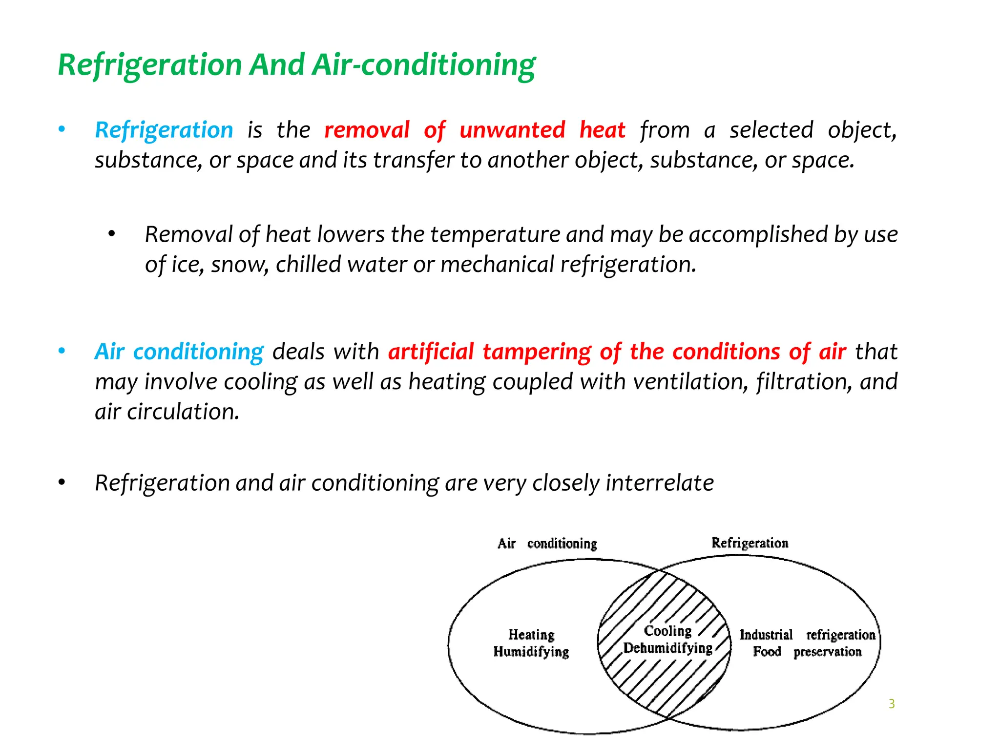 refrigeration and air conditioning(with thermodynamics revision).ppt