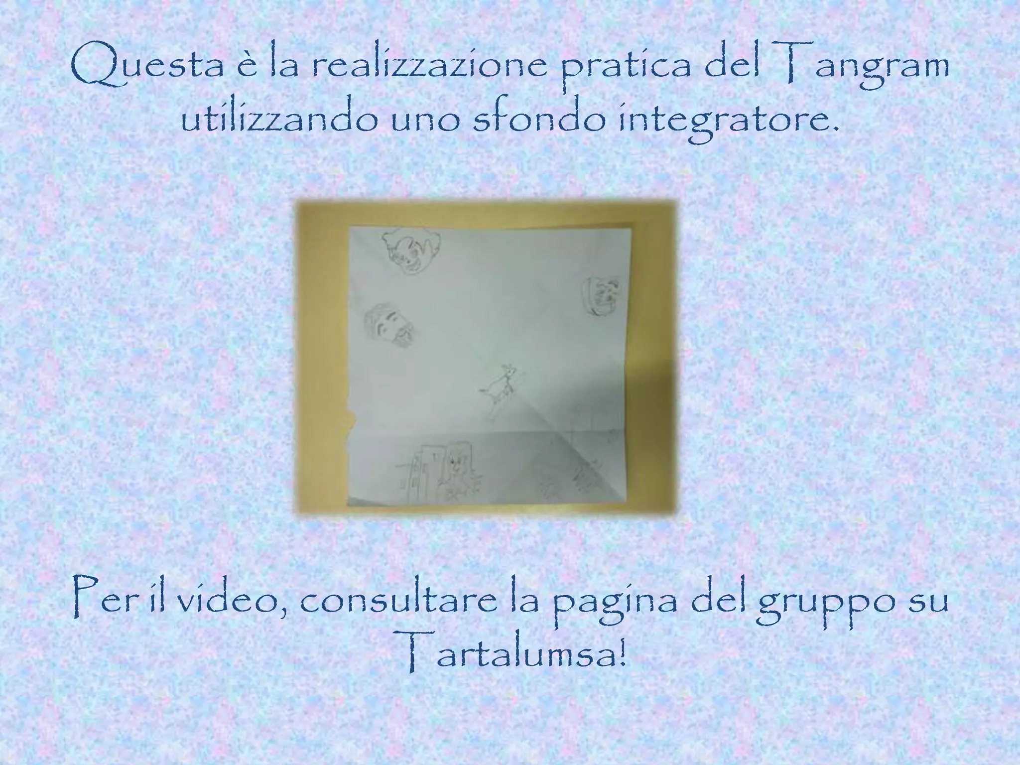 Raccontiamo la storia di heidi con il tangram | PPTX