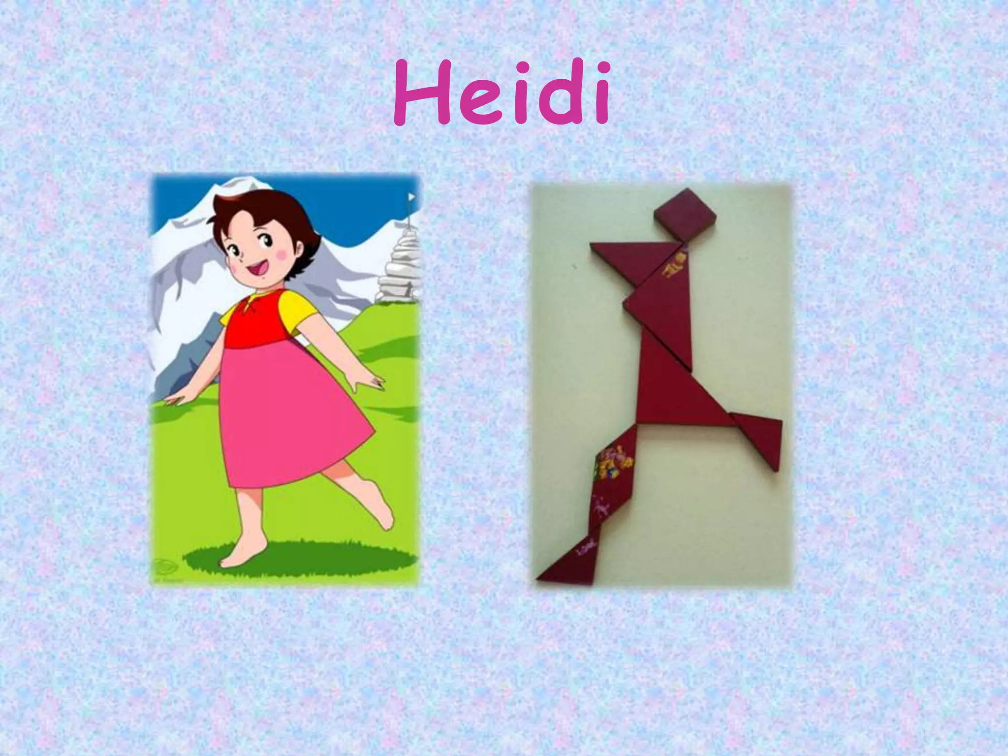 Raccontiamo la storia di heidi con il tangram | PPTX
