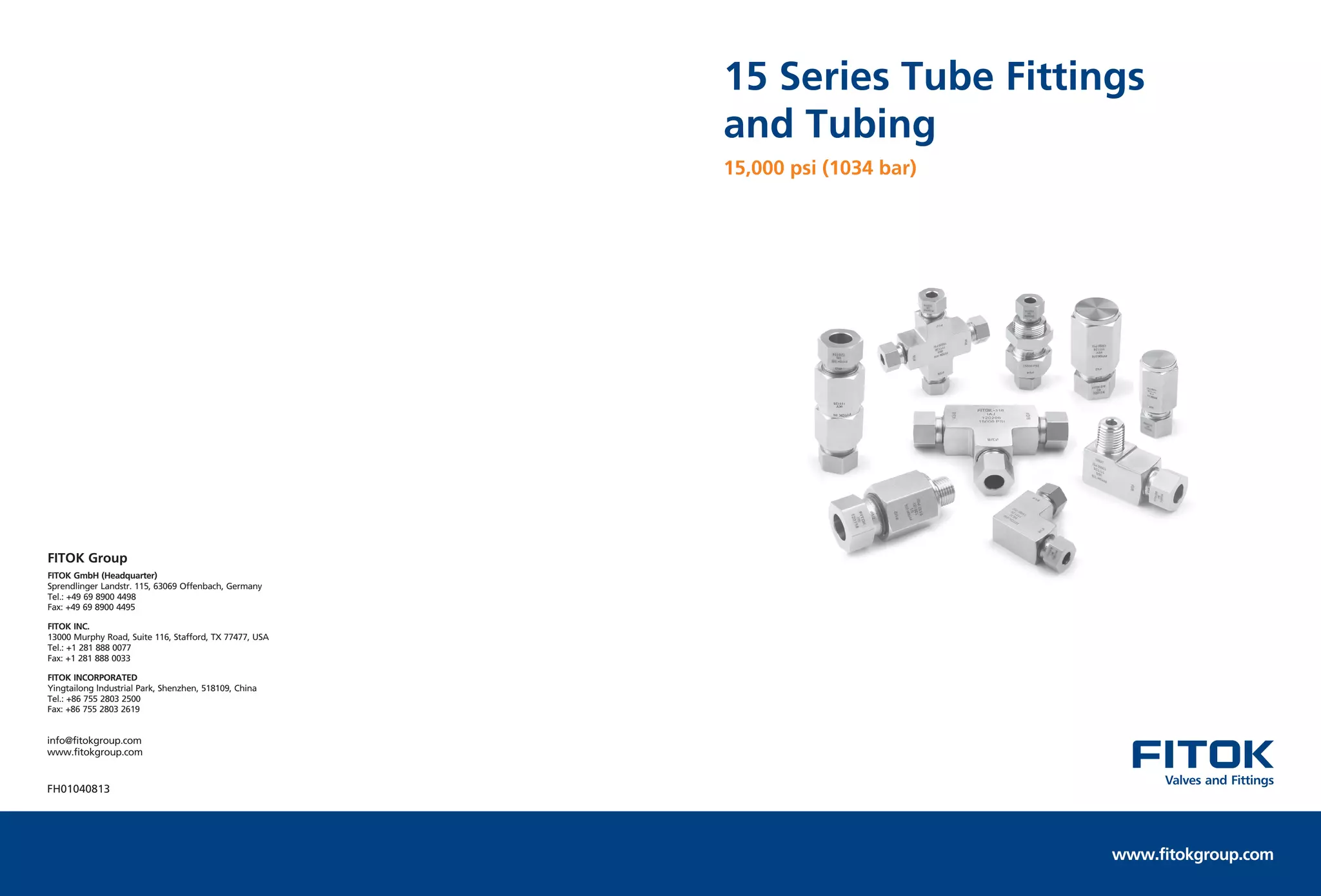 Raccordi per alte pressioni - Fitok serie 15 | PDF | Technology & Computing