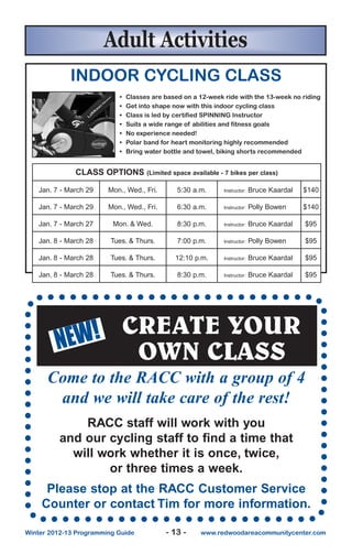 RACC Winter Program | PDF | National & Civic Holidays | Holidays