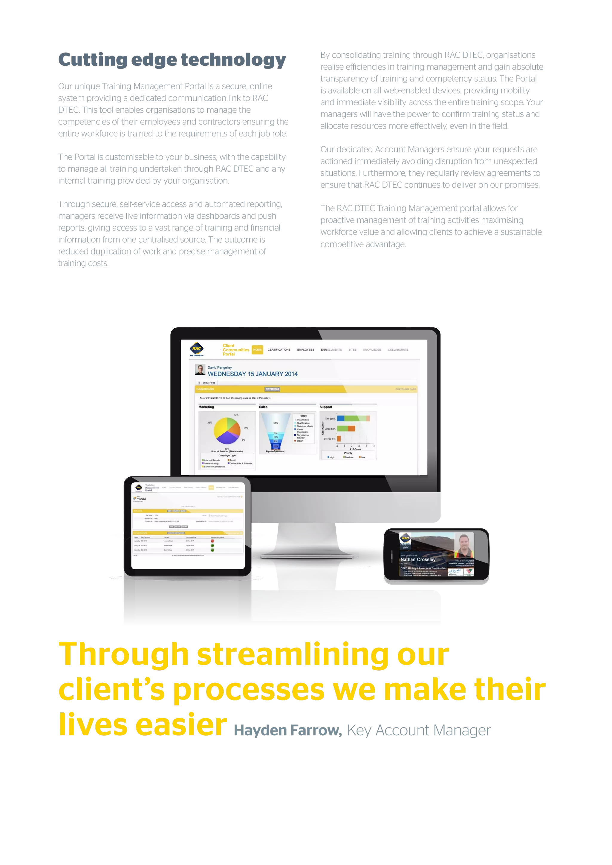 RAC DTEC Brochure 2016 | PDF