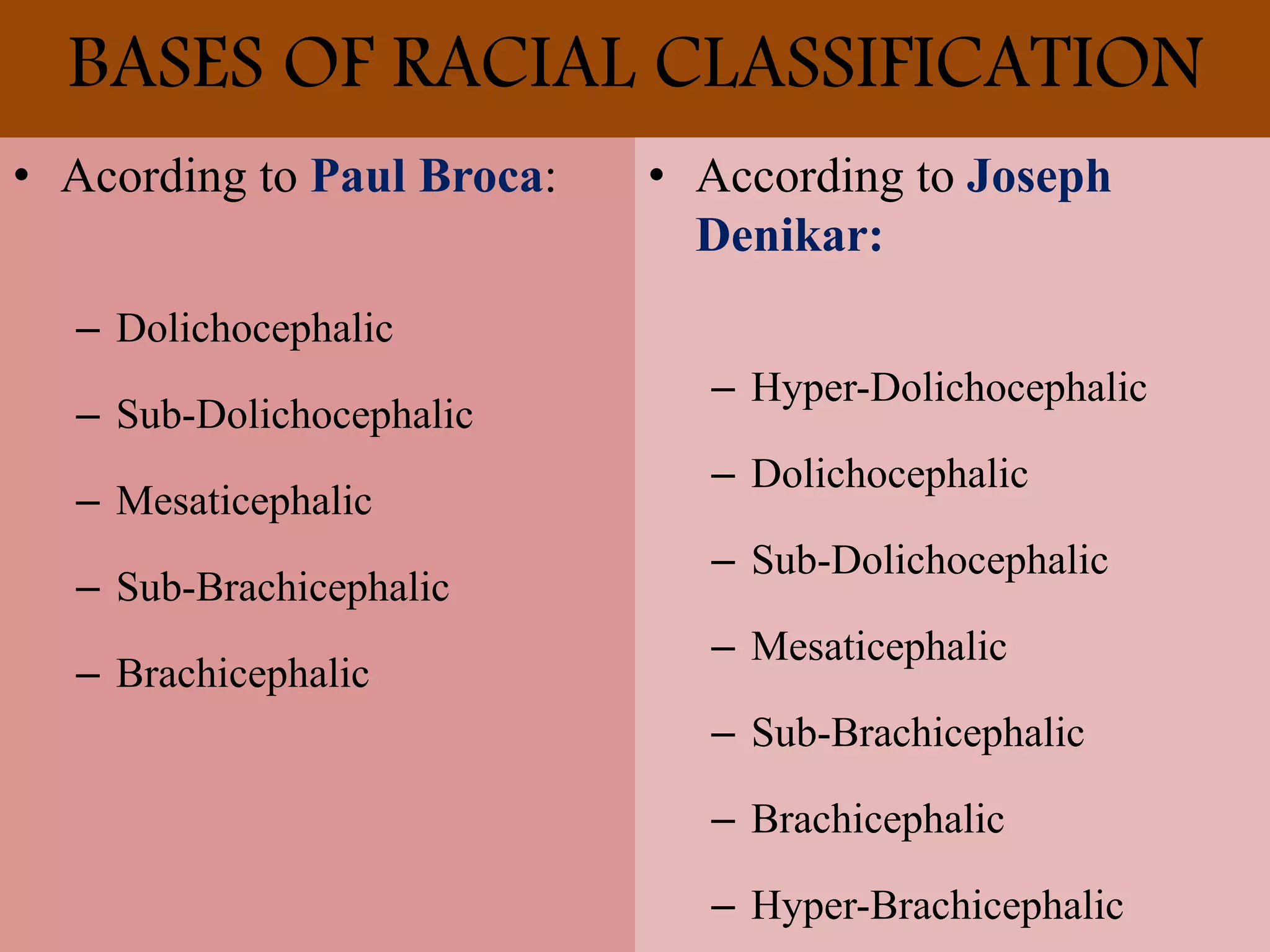 Concept of Human Race and Identifying Characters | PPTX