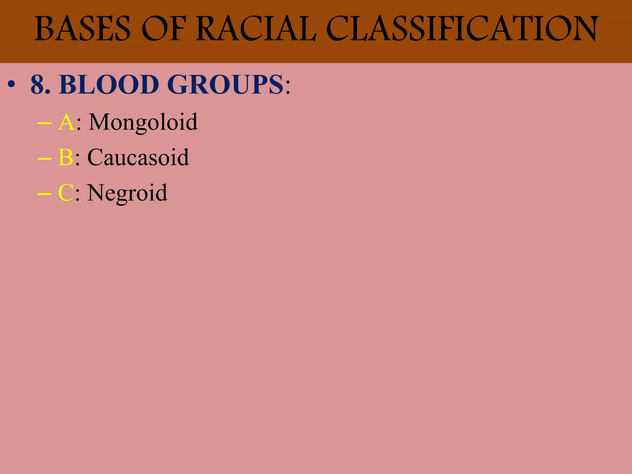 Concept of Human Race and Identifying Characters | PPTX