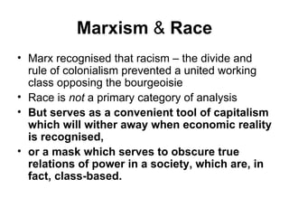 Race & Ethnicity Theoretical Overview | PPT
