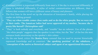 Race and Gender in 'Wide Sargasso Sea' -Paper 203 | PPTX