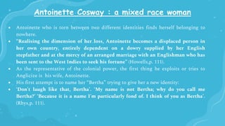 Race and Gender in 'Wide Sargasso Sea' -Paper 203 | PPTX