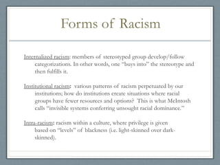 Race and white privilege | PPT
