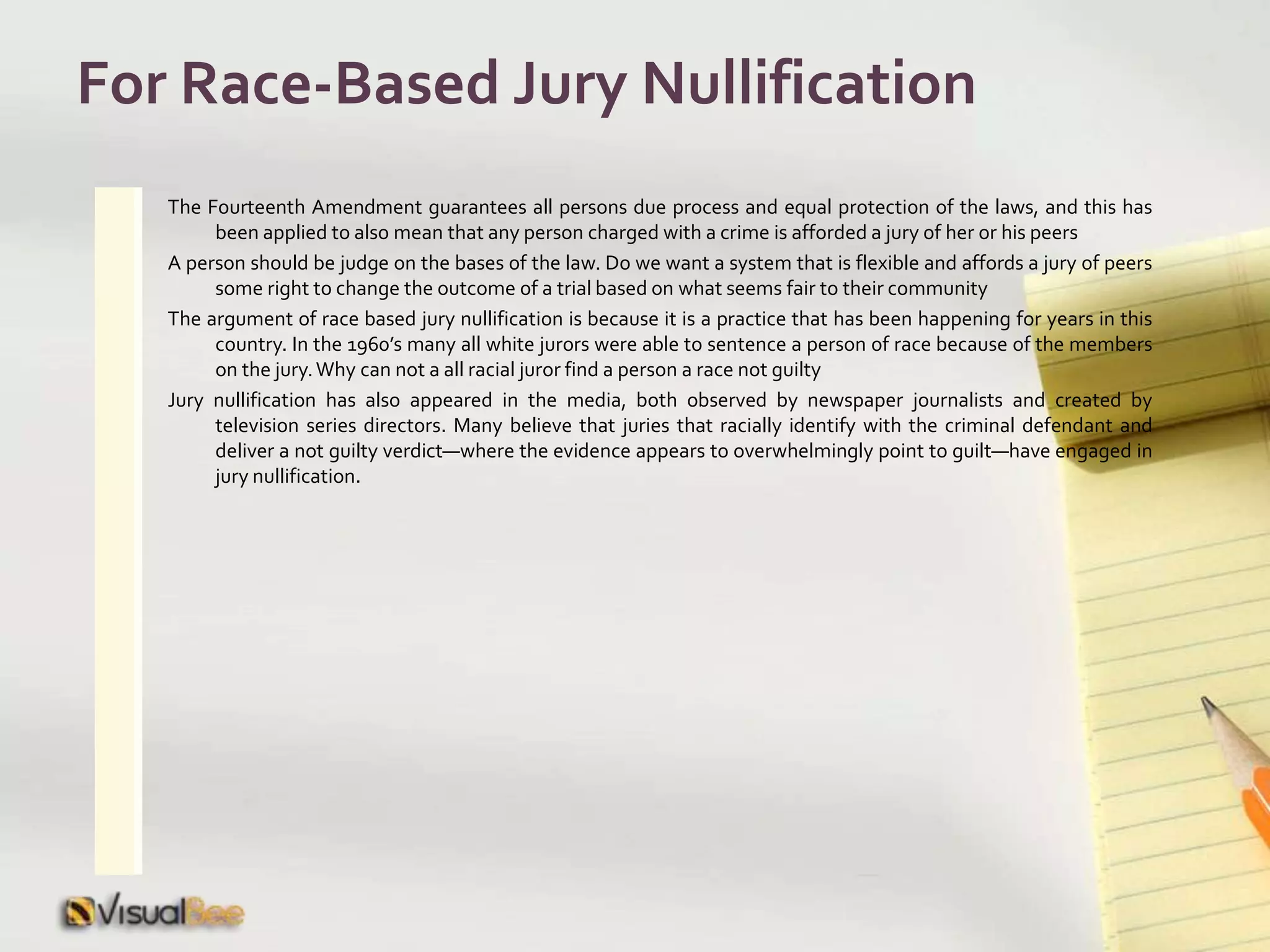 Race-Based Jury Nullification | PPT