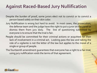 Race-Based Jury Nullification | PPT