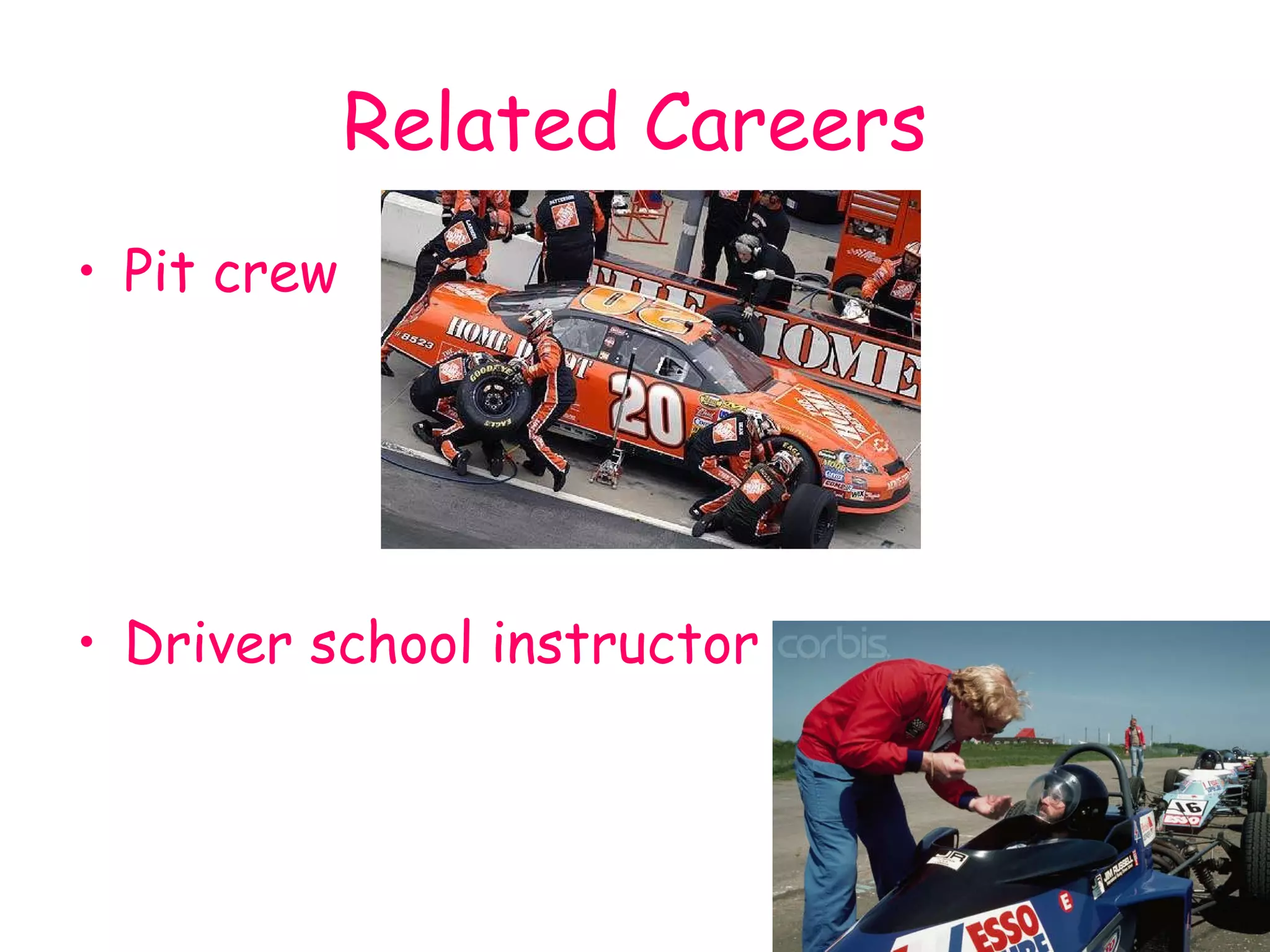 Race car driving powerpoint for miss hipp's reading class | PPT