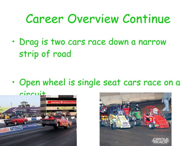 Race car driving powerpoint for miss hipp's reading class | PPT